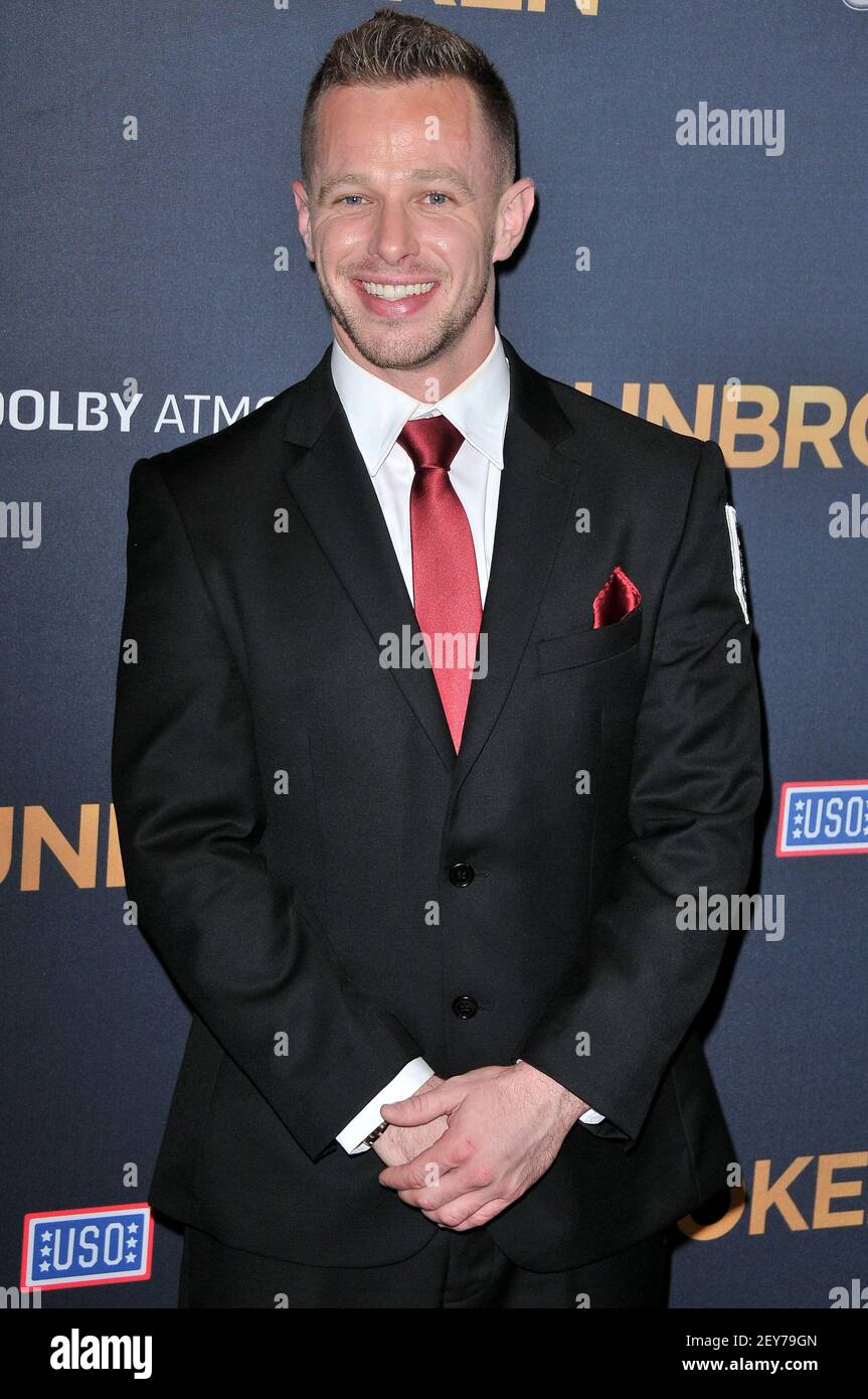 Ryan Ahern at the "Unbroken" Los Angeles Premiere held at the Dolby ...