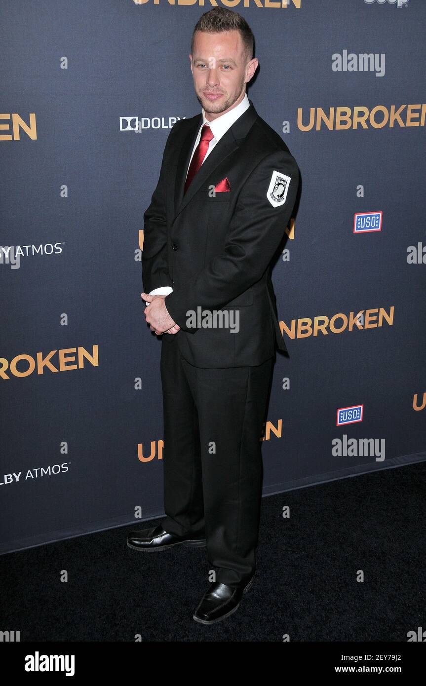 Ryan Ahern at the "Unbroken" Los Angeles Premiere held at the Dolby ...