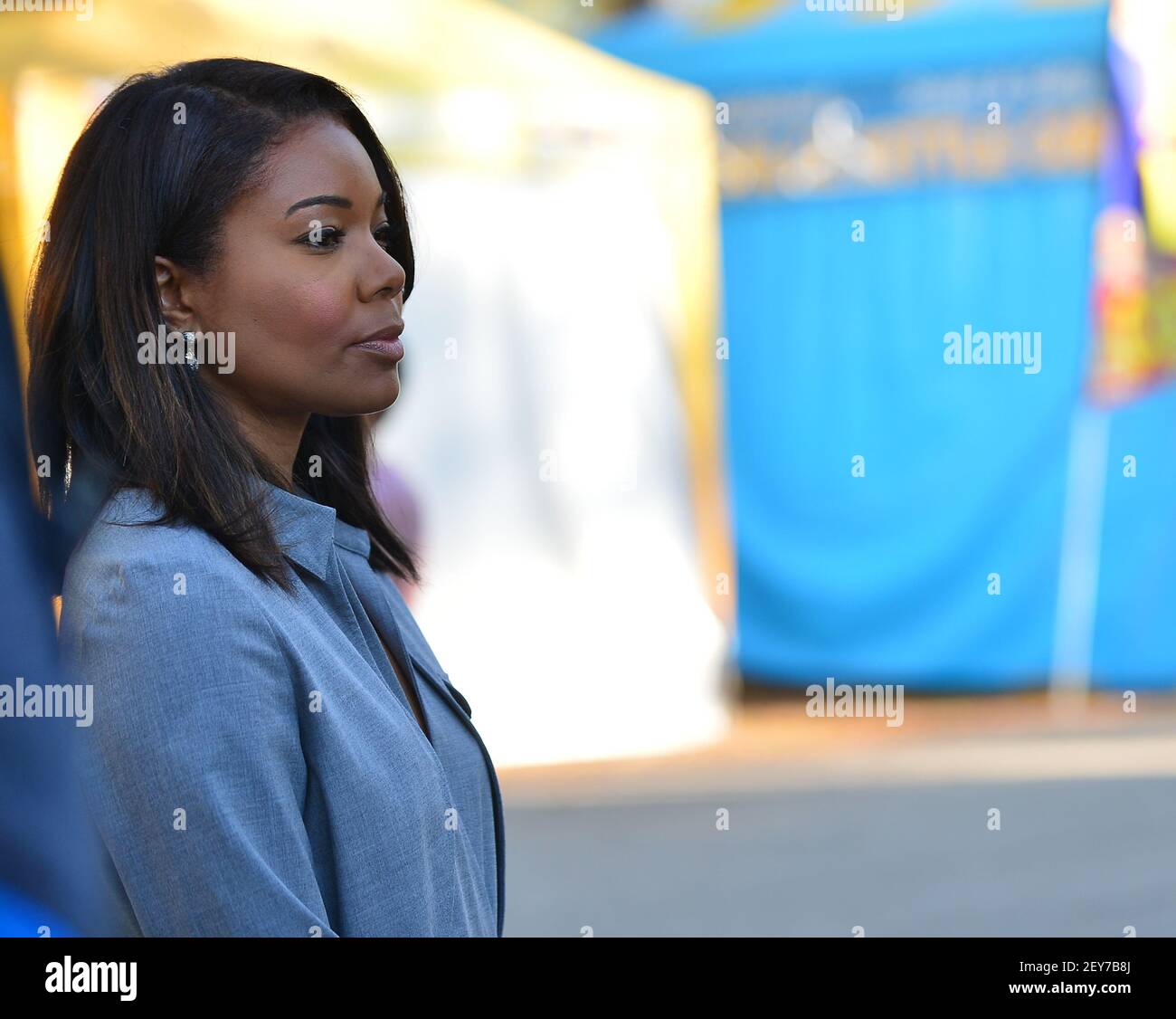 Gabrielle Union attends a fun filled day at Santa's Enchanted Forest ...