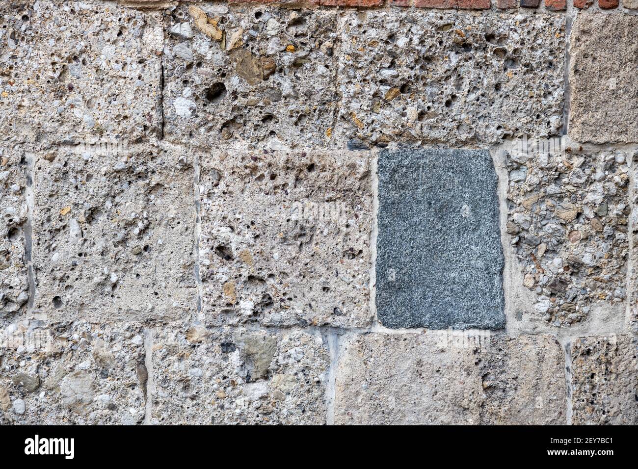 old wall texture of stone blocks texture Stock Photo - Alamy