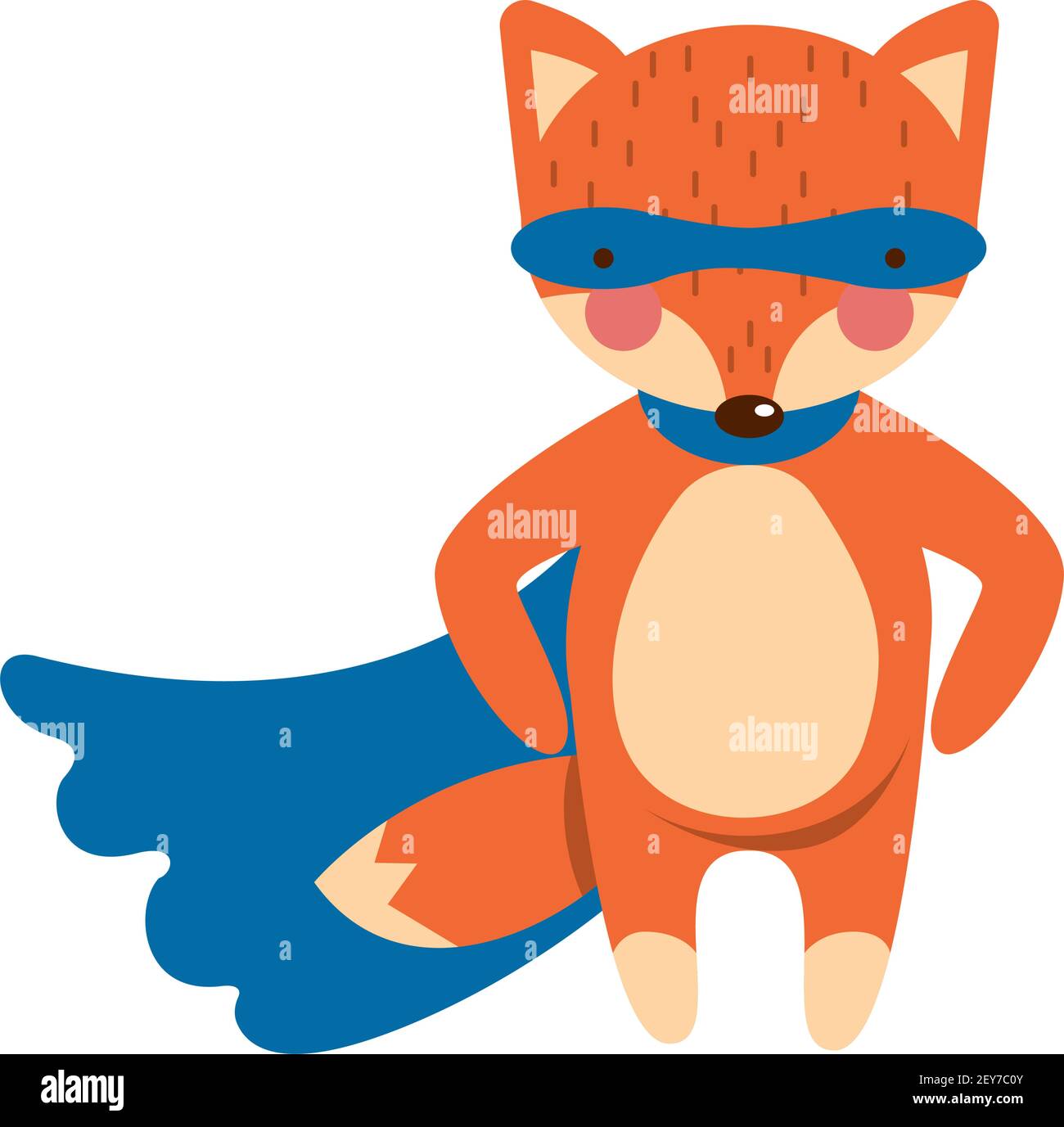 cute fox hero Stock Vector Image & Art - Alamy