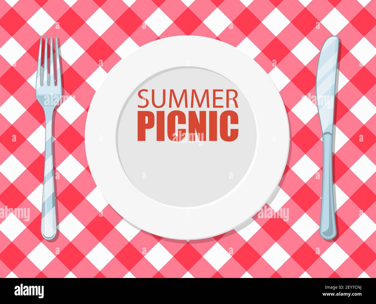 summer picnic design Stock Vector Image & Art - Alamy