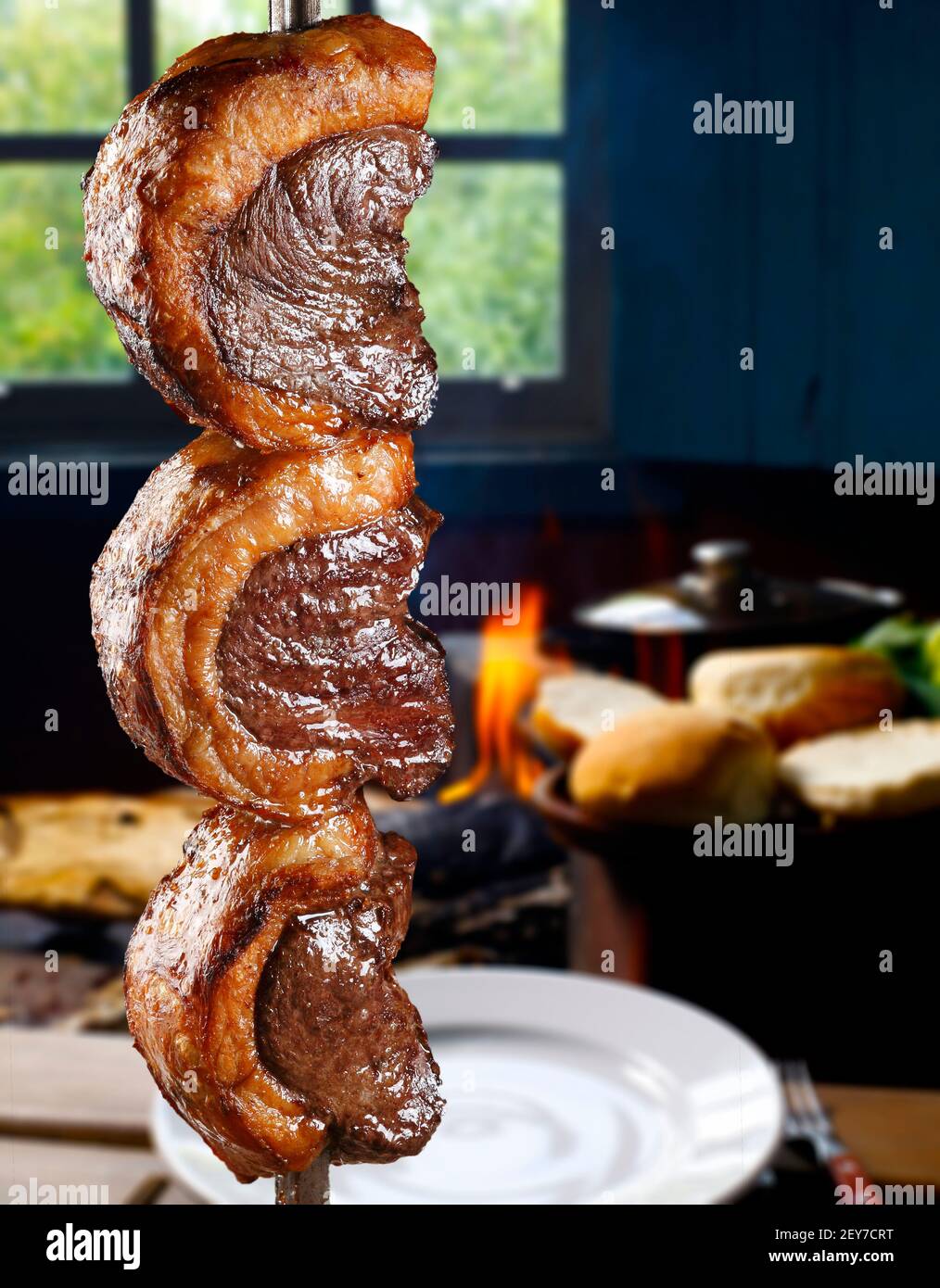 Picanha, traditional Brazilian beef cut Stock Photo - Alamy