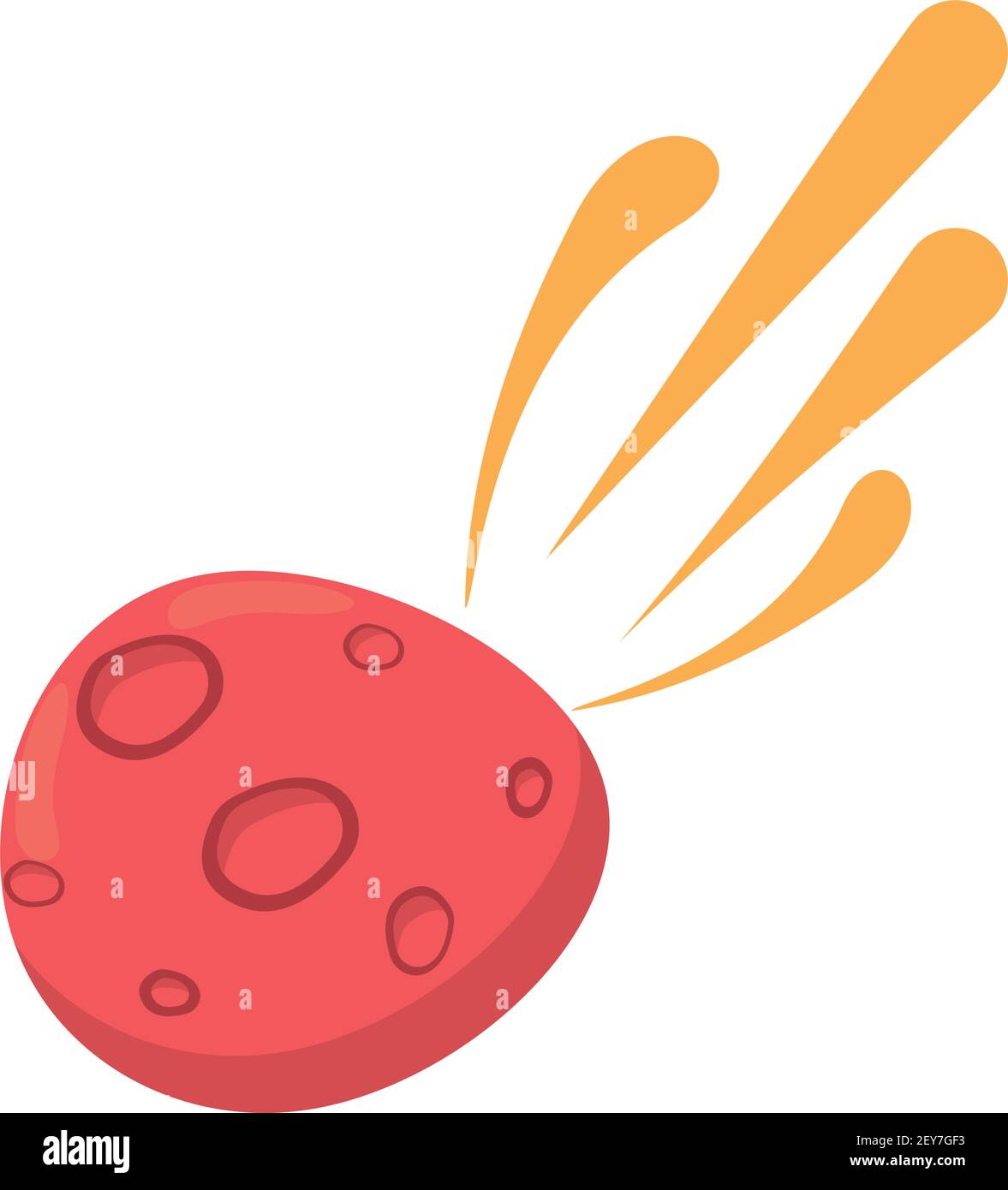 cute space meteorite Stock Vector Image & Art - Alamy