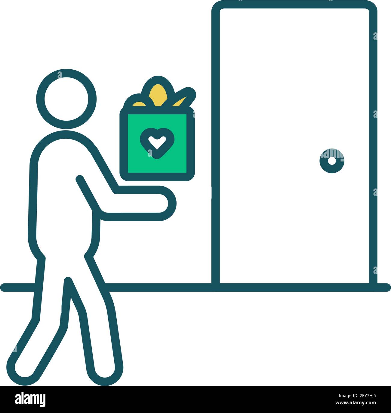 Delivery RGB color icon Stock Vector Image & Art - Alamy