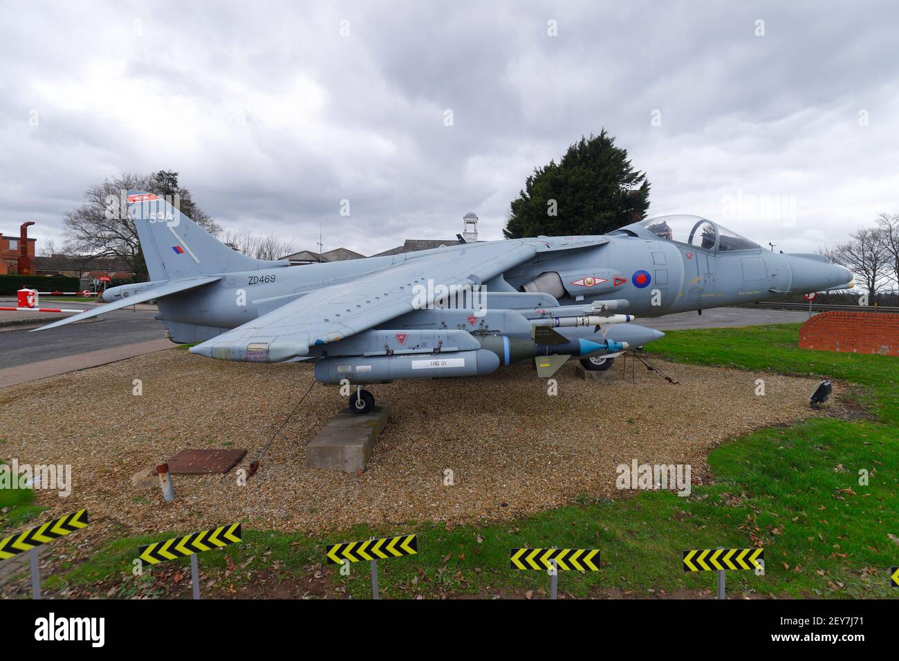 Raf wittering gate guard hi-res stock photography and images - Alamy