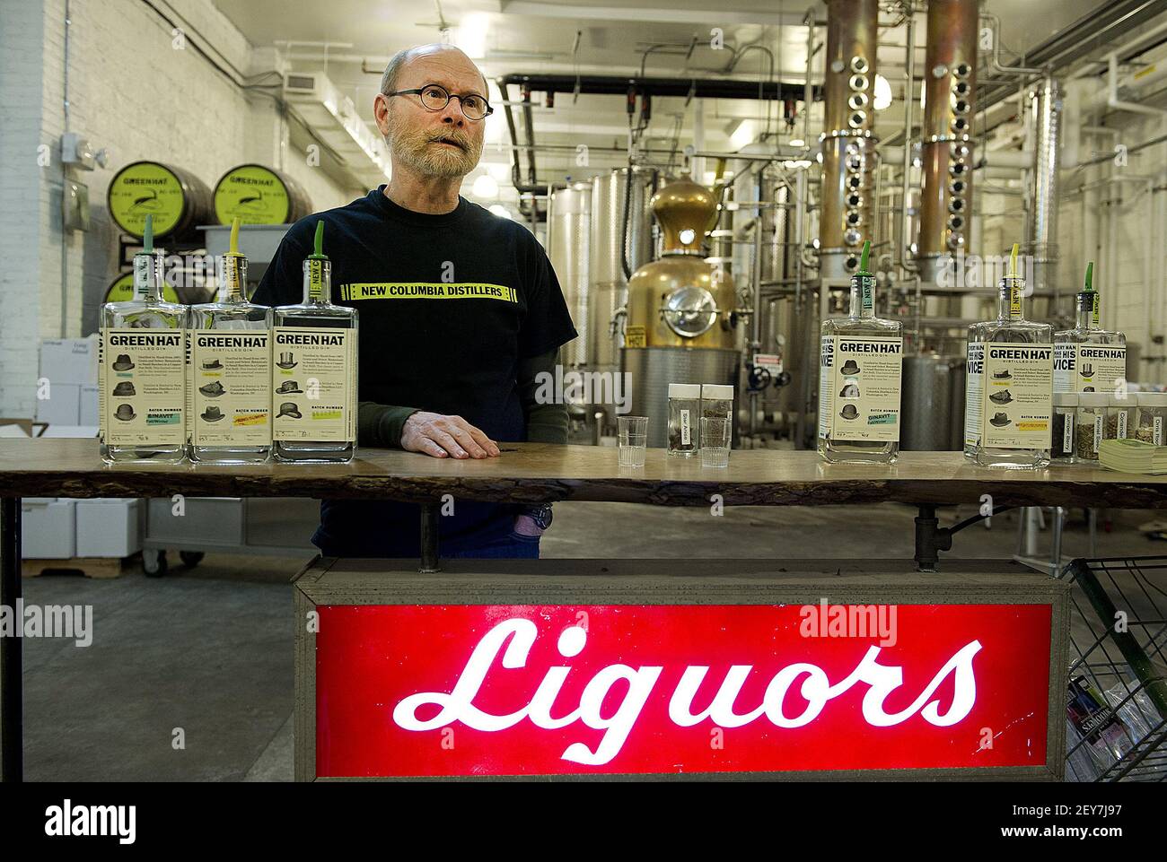 Michael Lowe, a former lawyer, now makes gin at the New Columbia ...
