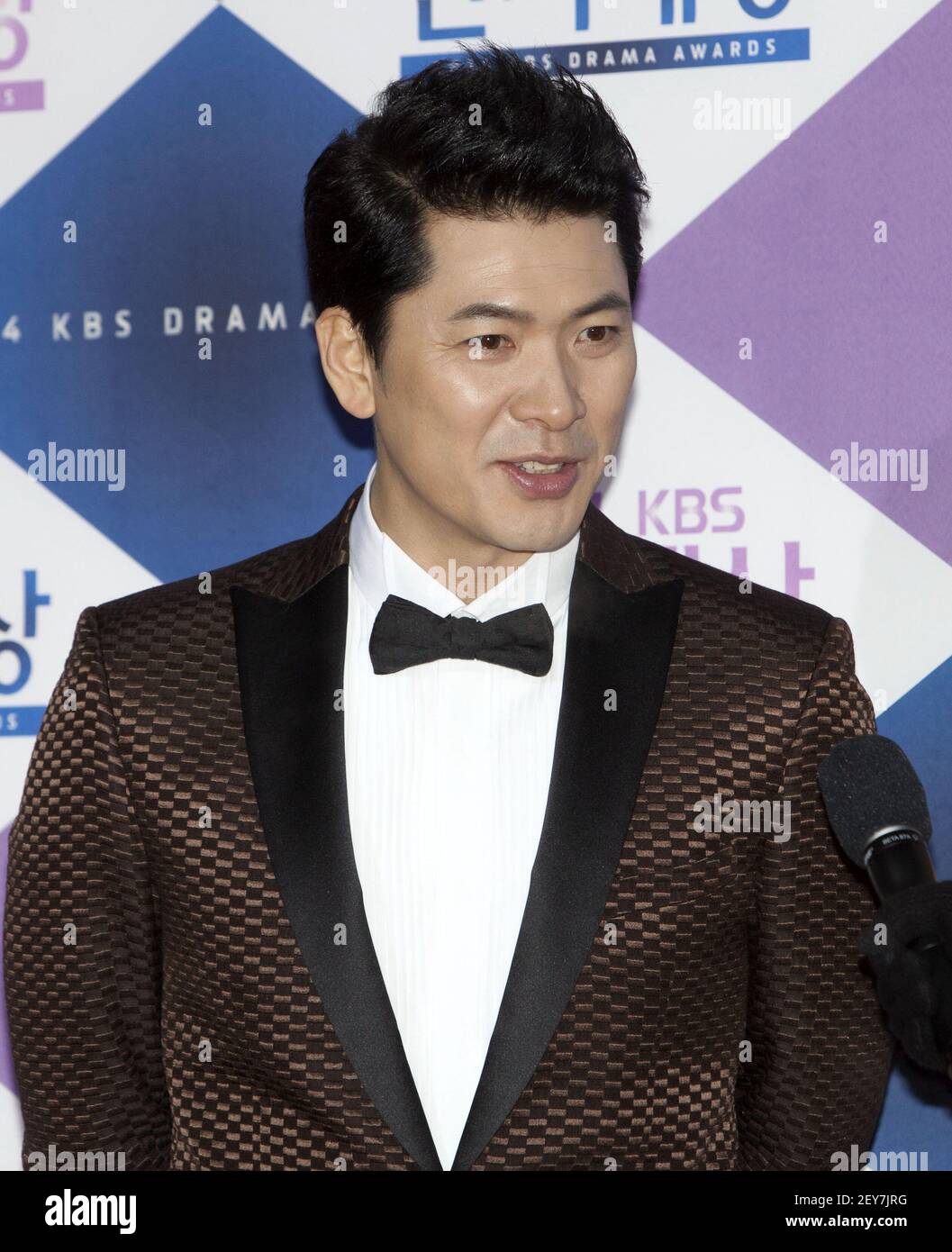 31 December 2014 - Seoul, South Korea : South Korean actor Kim Sang-kyung, arrived red carpet ...
