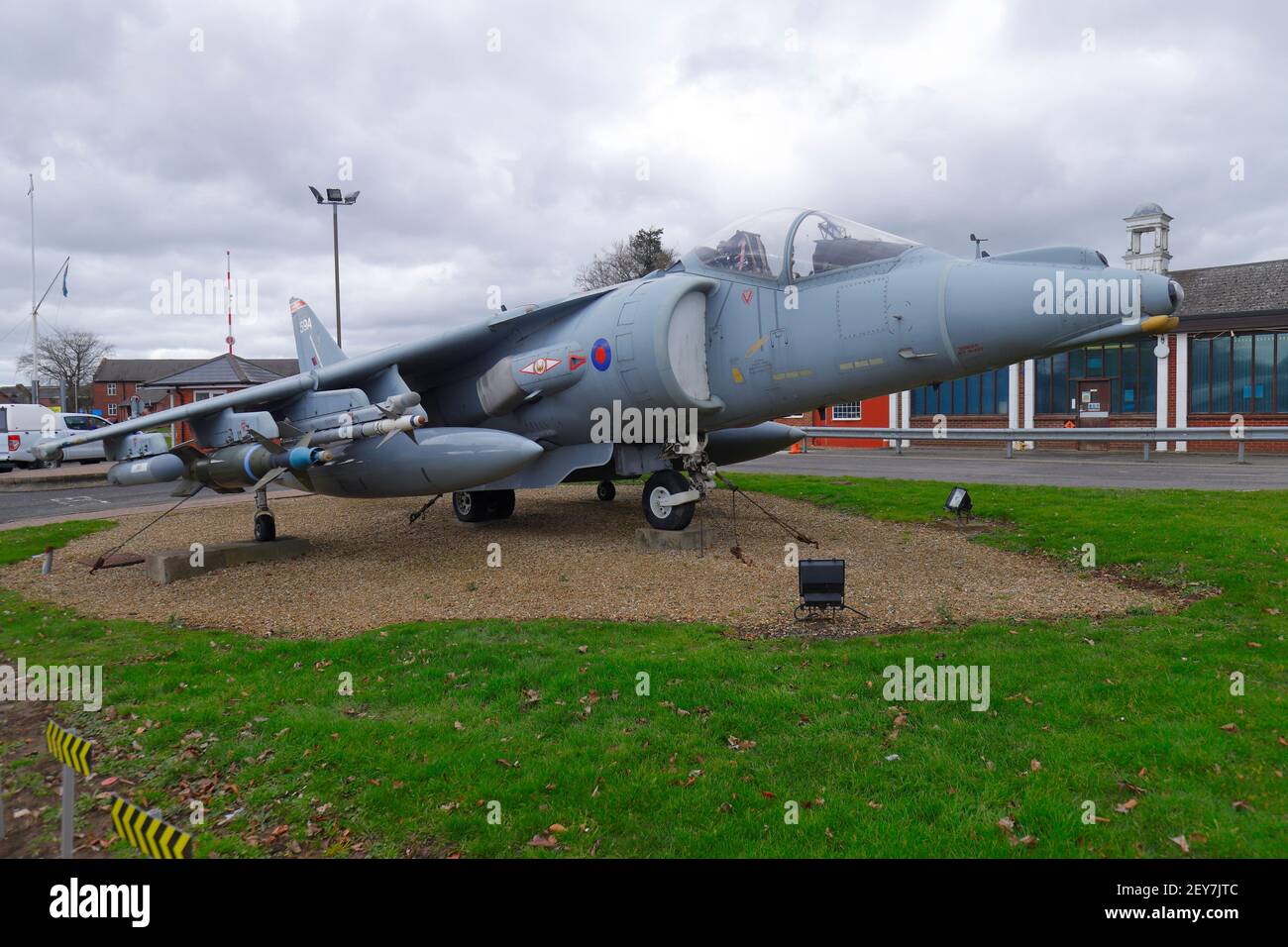 Raf wittering gate guard hi-res stock photography and images - Alamy