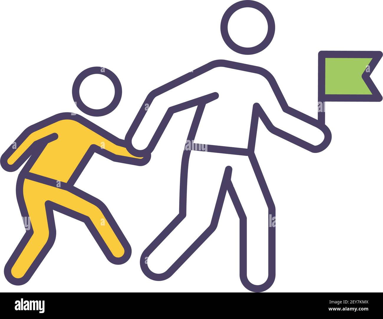 Traditional mentoring RGB color icon Stock Vector Image & Art - Alamy