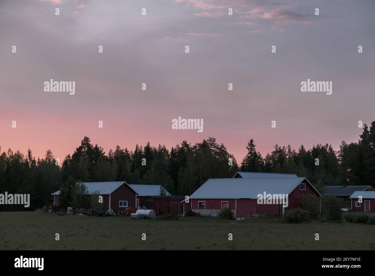 Farmland at night agriculture hi-res stock photography and images - Alamy