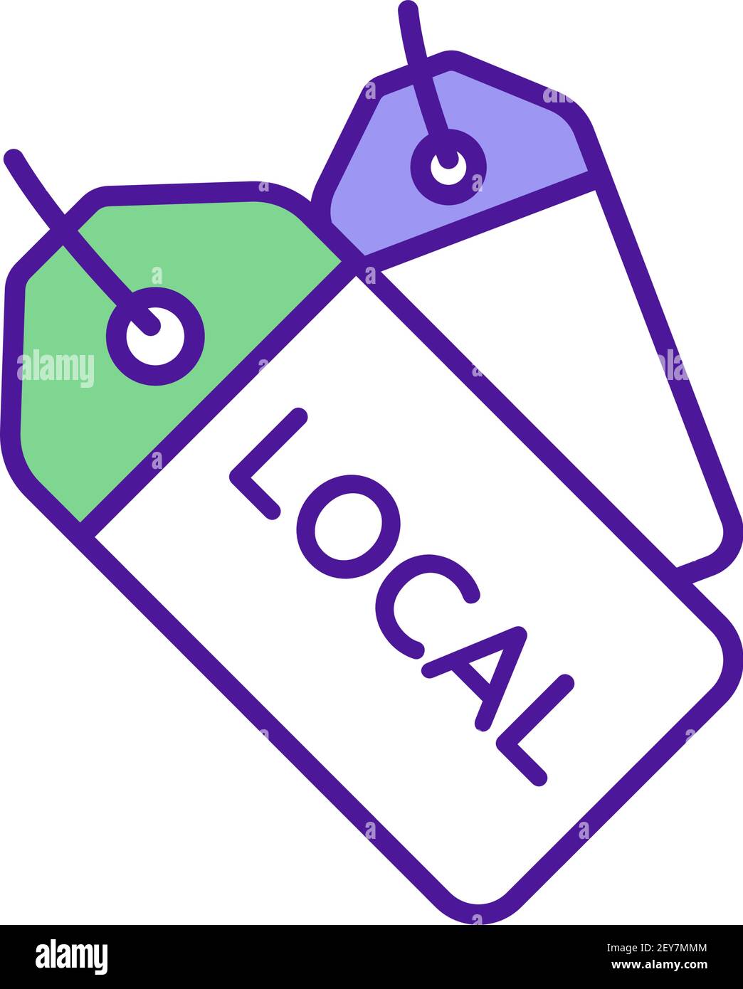Local items Stock Vector Images - Alamy