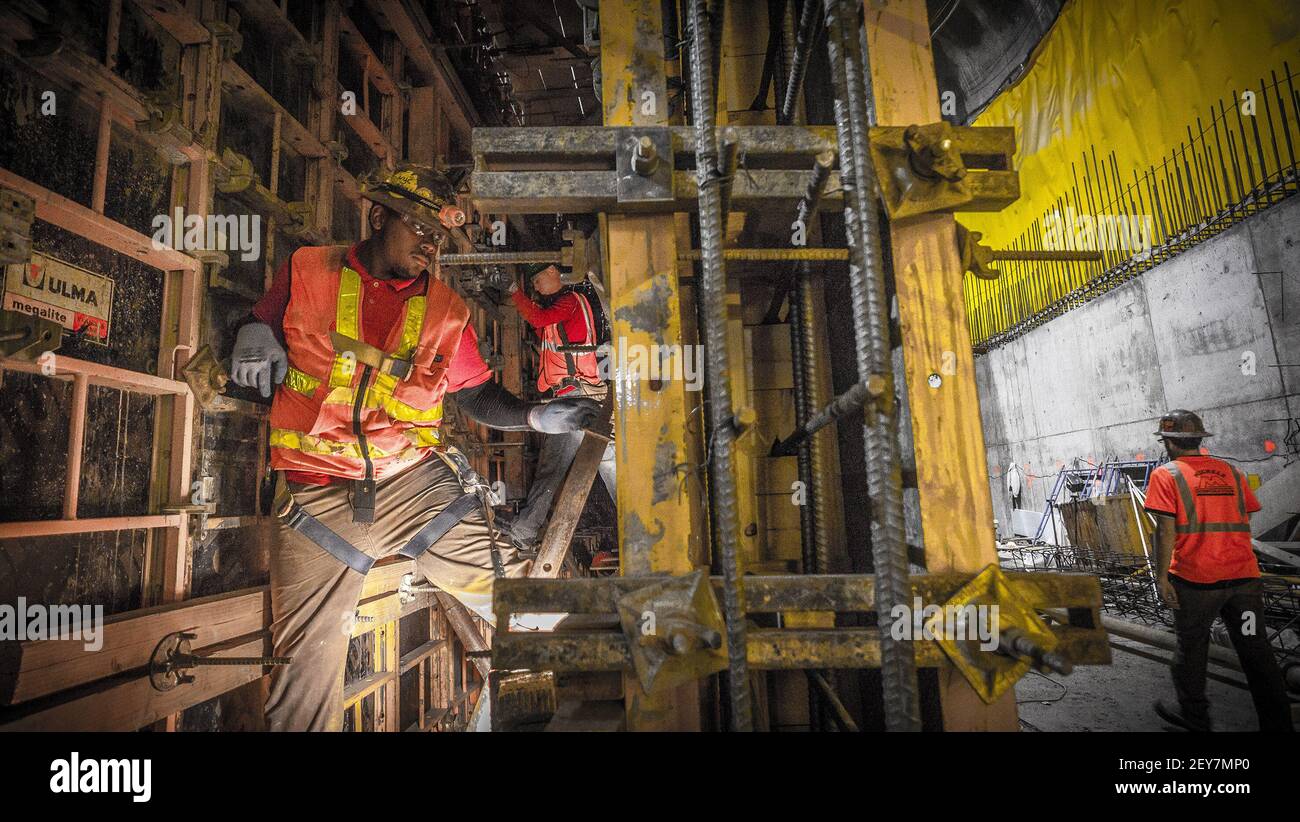 Work continues on the Manhattan side of the East Side Access Project ...