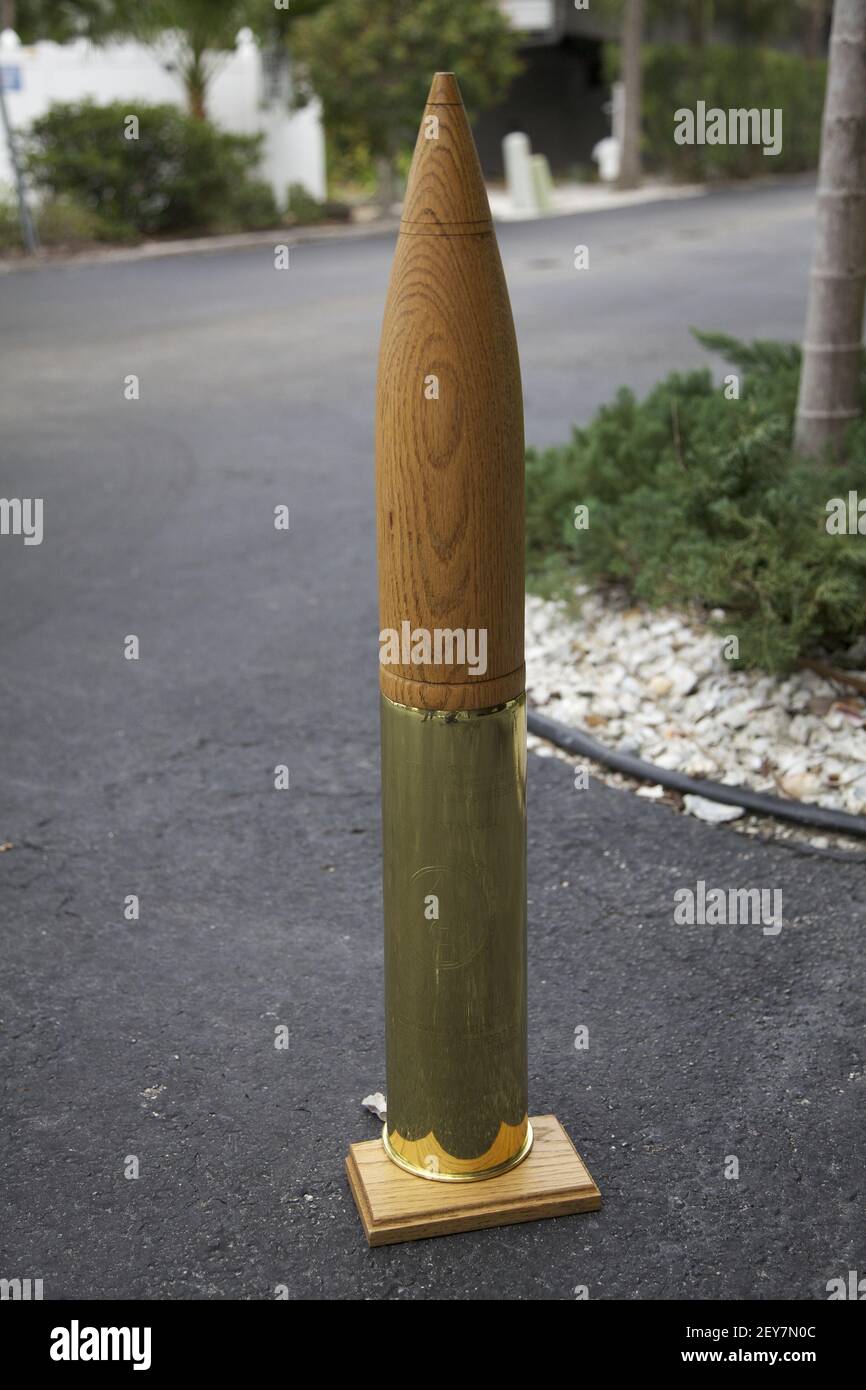 This highly sought-after shell casing was presented to Bill Young by ...