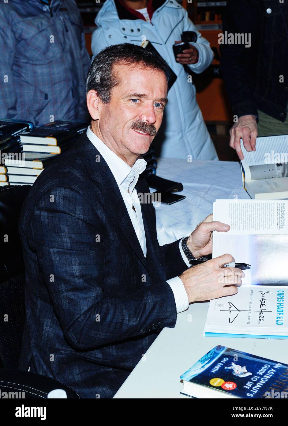 28 November 2014 - Ancaster, Ontario, Canada. Accomplished astronaut ...