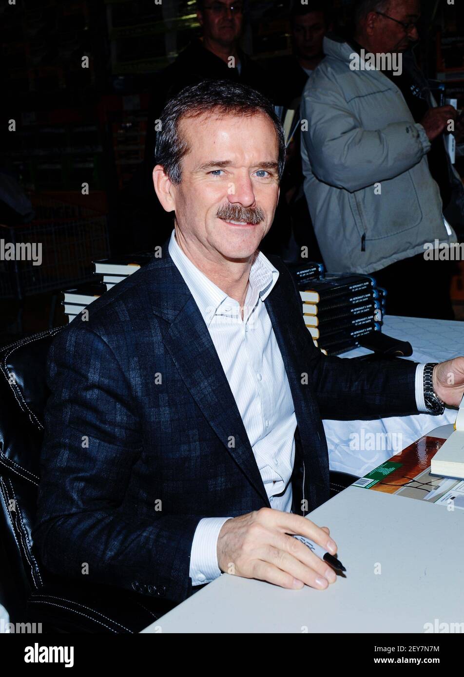 28 November 2014 - Ancaster, Ontario, Canada. Accomplished astronaut ...