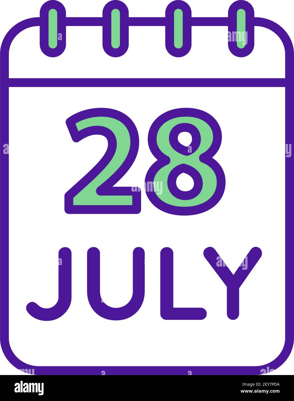 Calendar RGB color icon Stock Vector Image & Art - Alamy