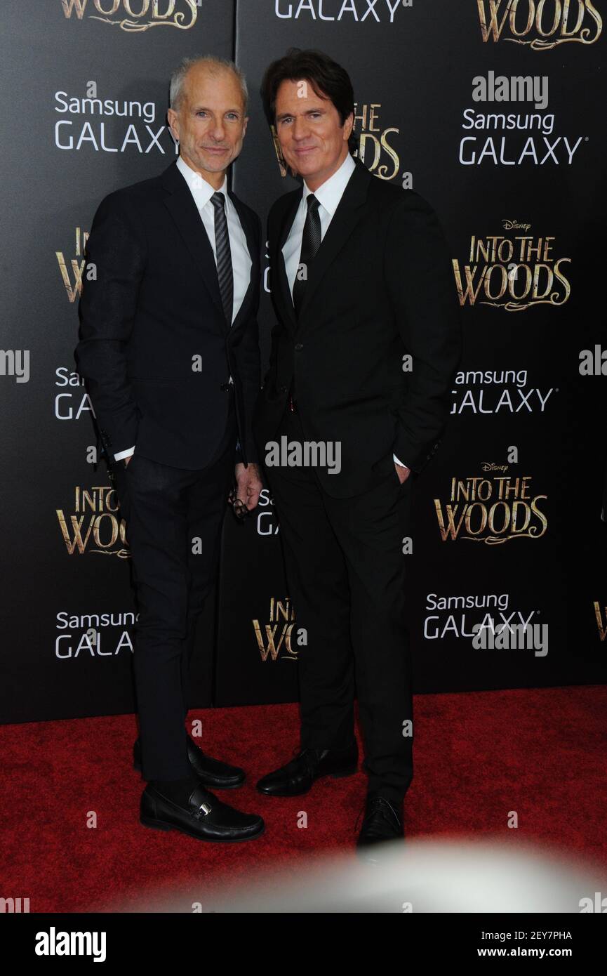L-R: John Deluca, Rob Marshall attends the World Premiere of Into The ...