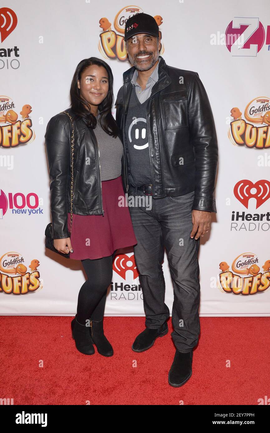(L-R) Sasha Fox and Rick Fox Harris attend the Z100's Jingle Ball 2014 ...