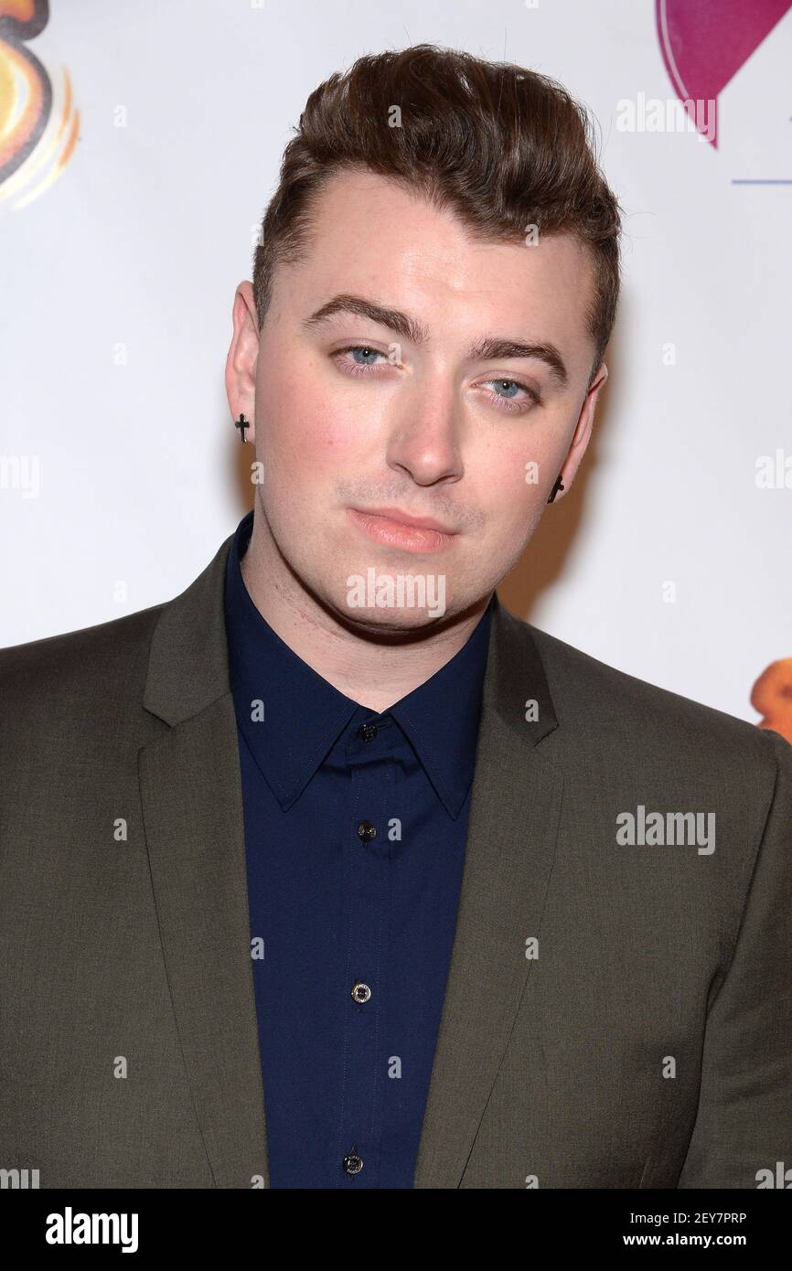 British singer Sam Smith attends Z100's Jingle Ball 2014 at Madison ...