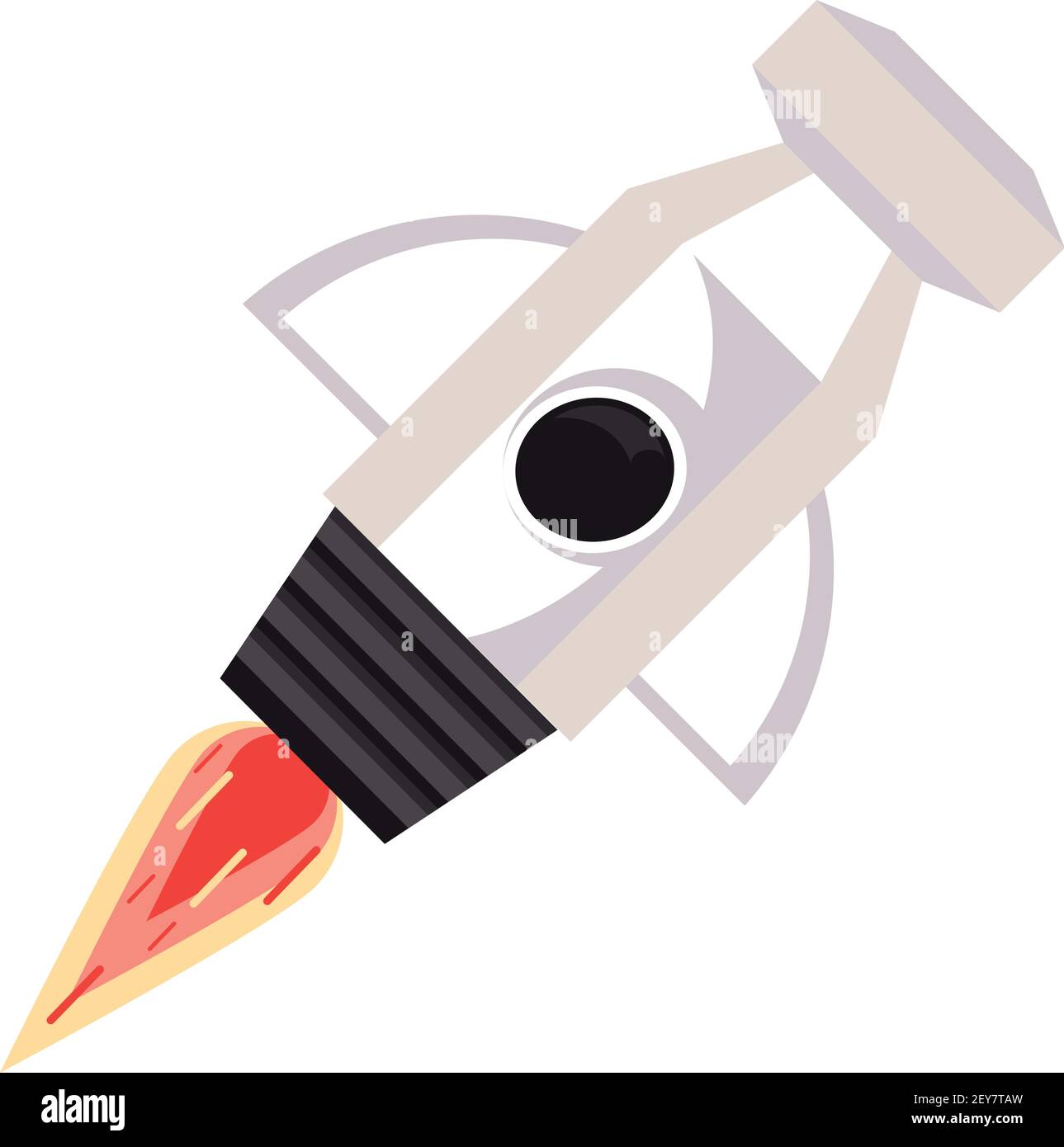 spaceship flying icon Stock Vector Image & Art - Alamy