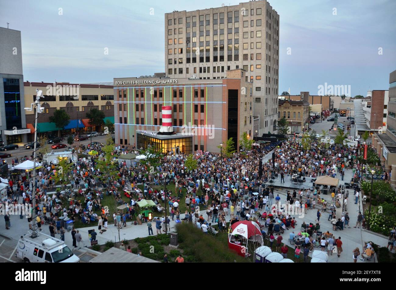 Houdini Plaza, named for the famed escape artist who called Appleton ...