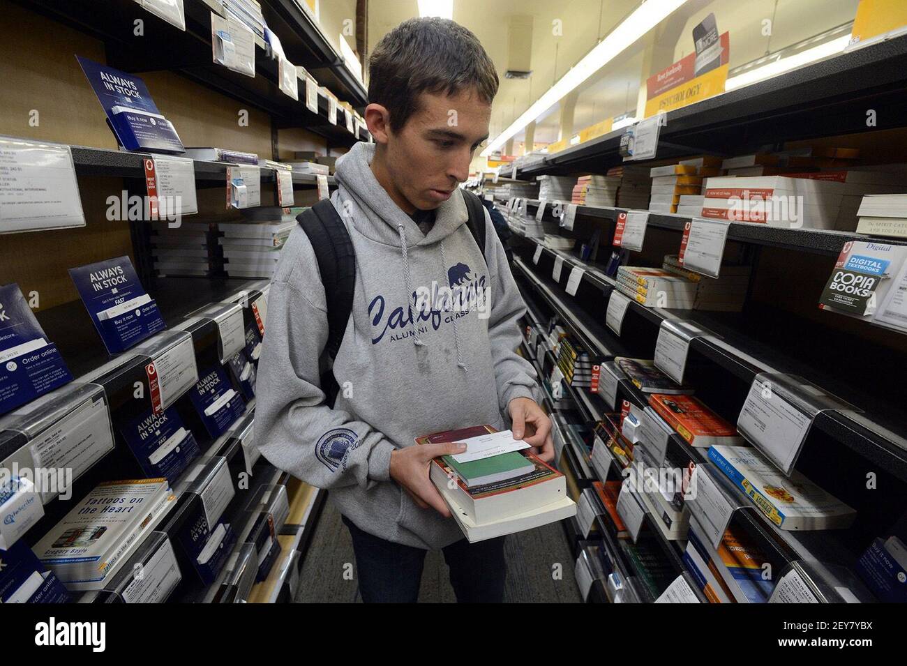 UC Berkeley junior and integrated biology major Steven Ilko shops for ...