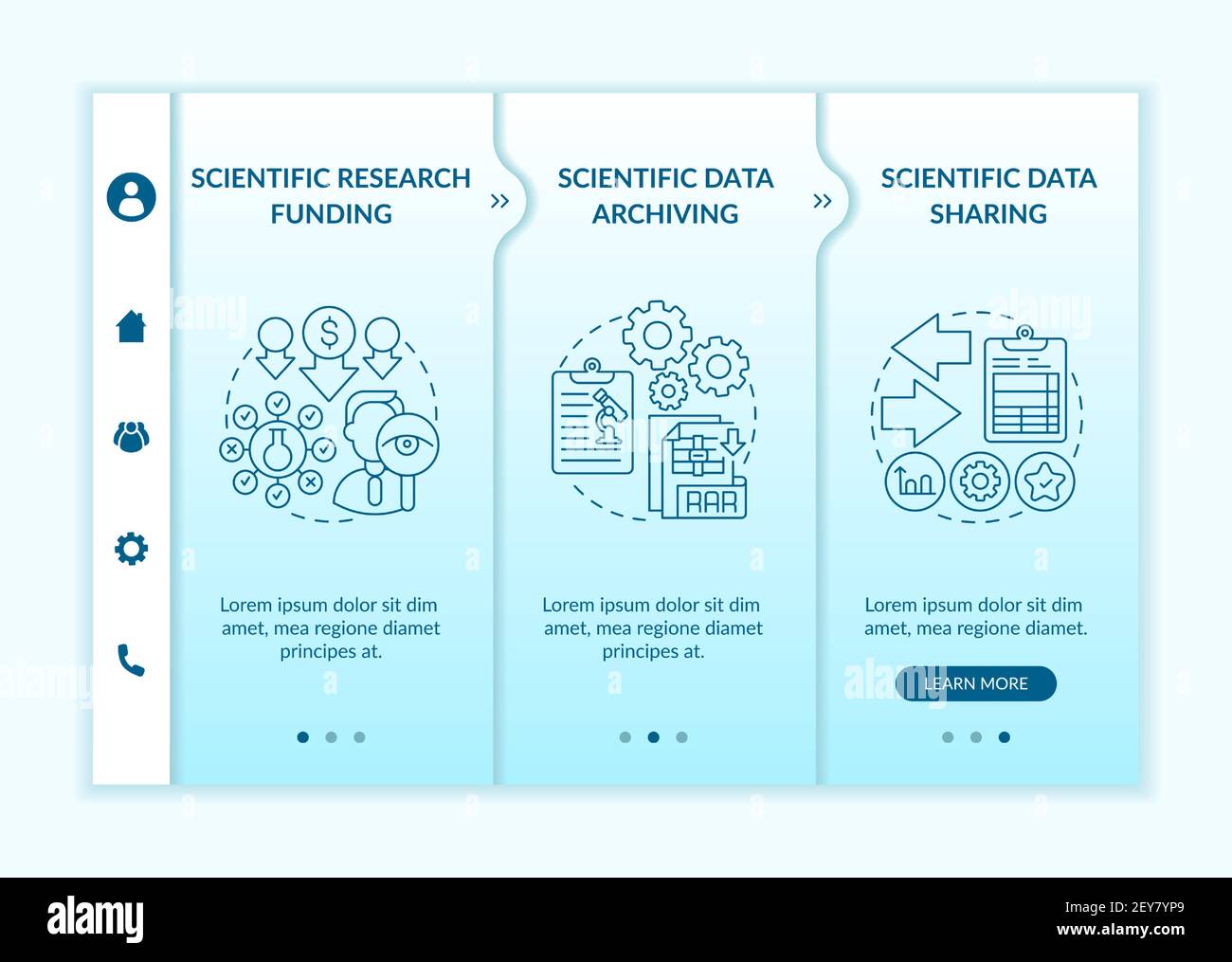 Knowledge sharing vector template hi-res stock photography and images ...
