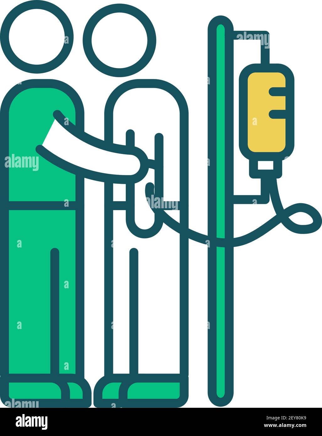 Medical nursing RGB color icon Stock Vector Image & Art - Alamy