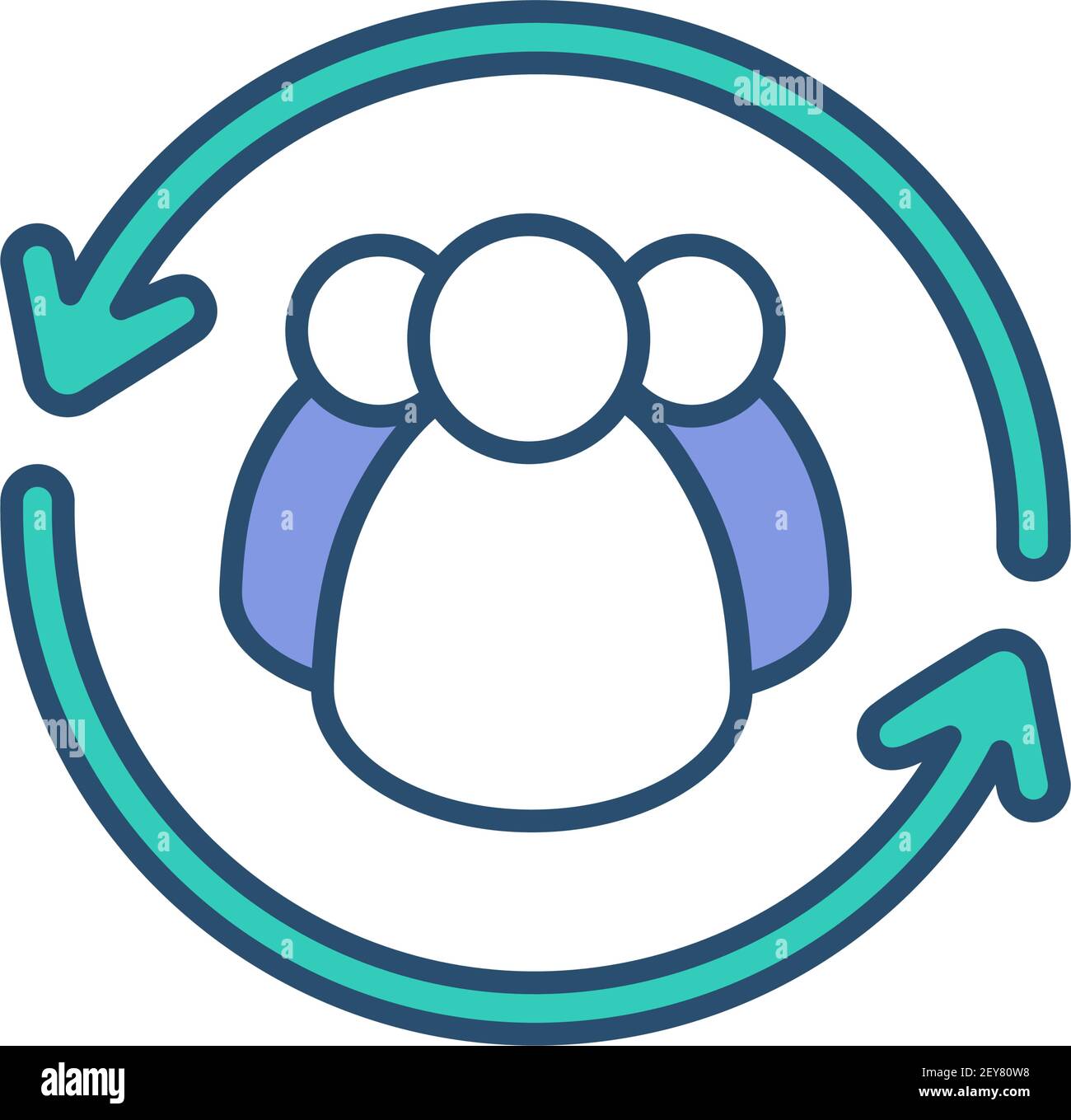 Collaborative consumption RGB color icon Stock Vector Image & Art - Alamy