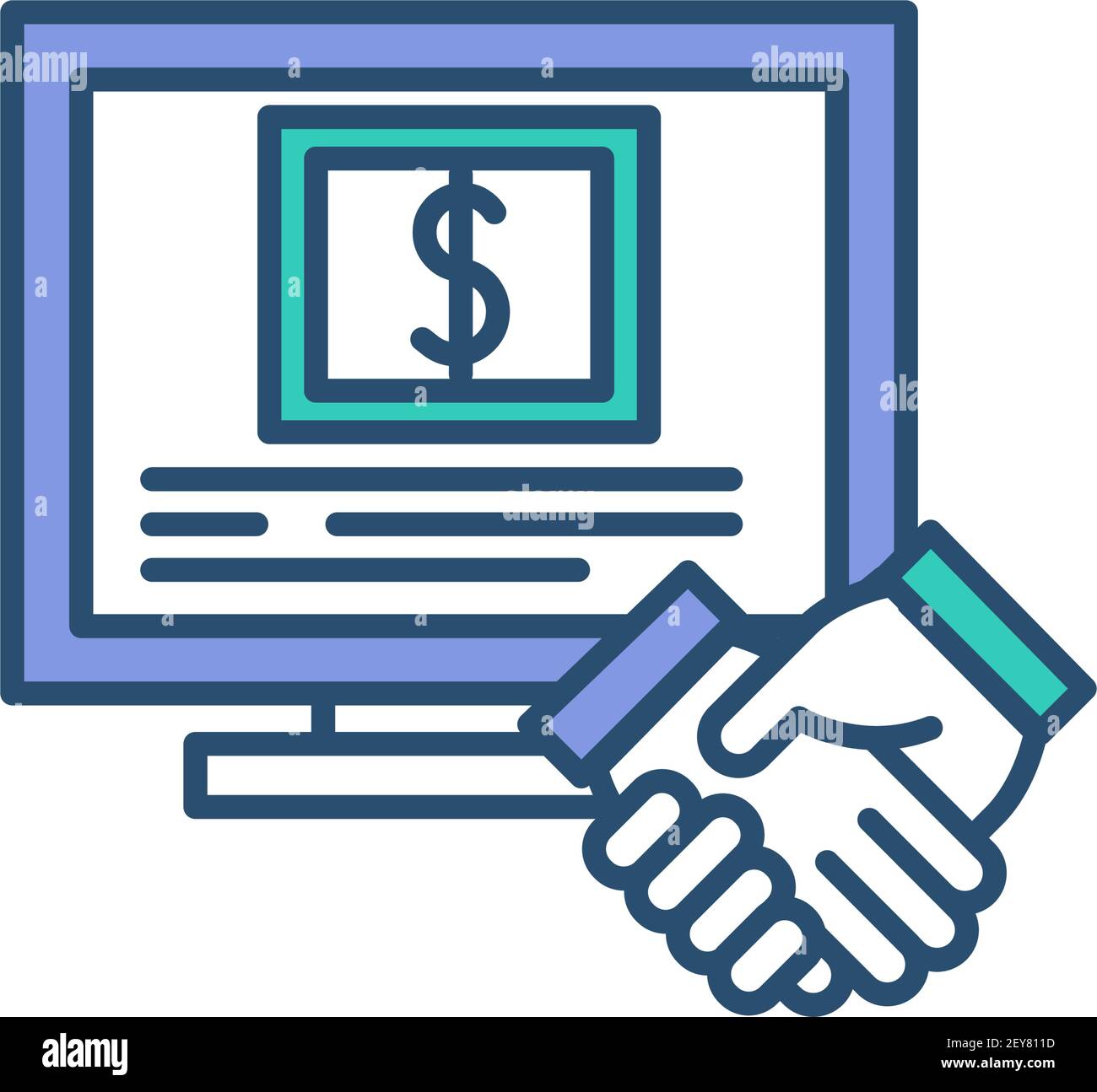 E-commerce RGB color icon Stock Vector Image & Art - Alamy