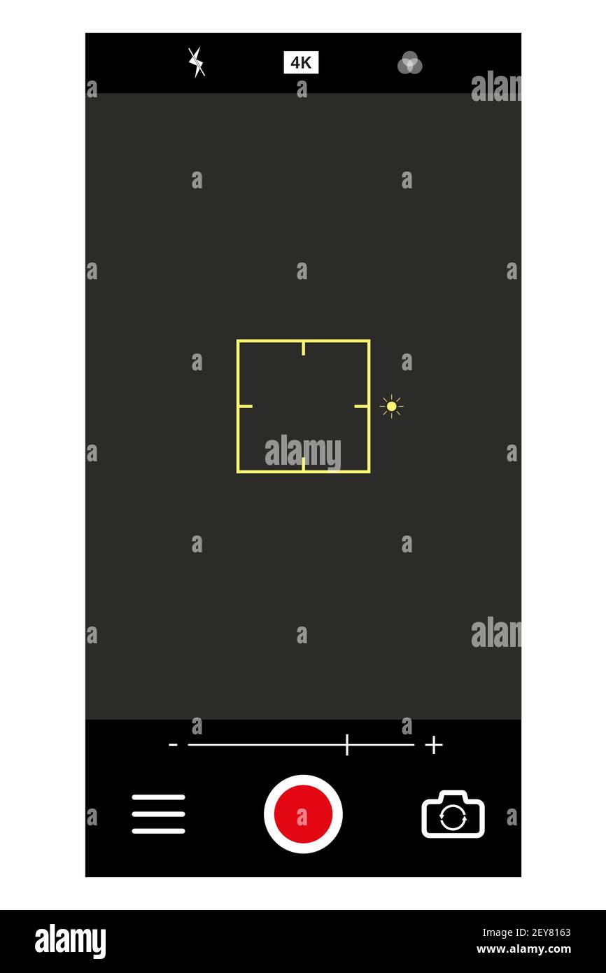 Camera interface Stock Vector Images - Alamy