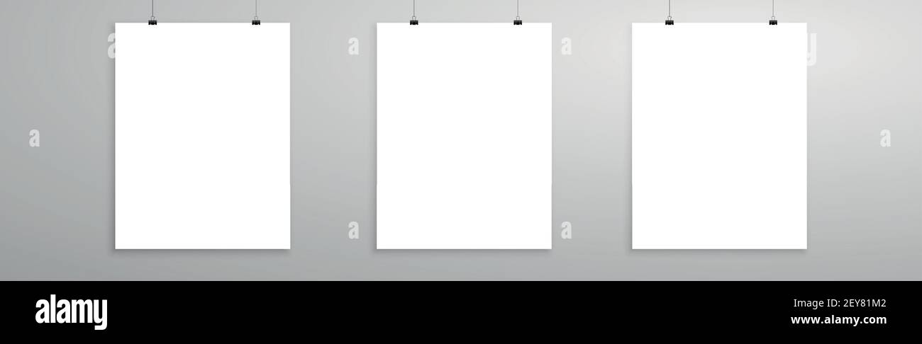 Big White Banner Background Template - illustration Stock Vector Image ...