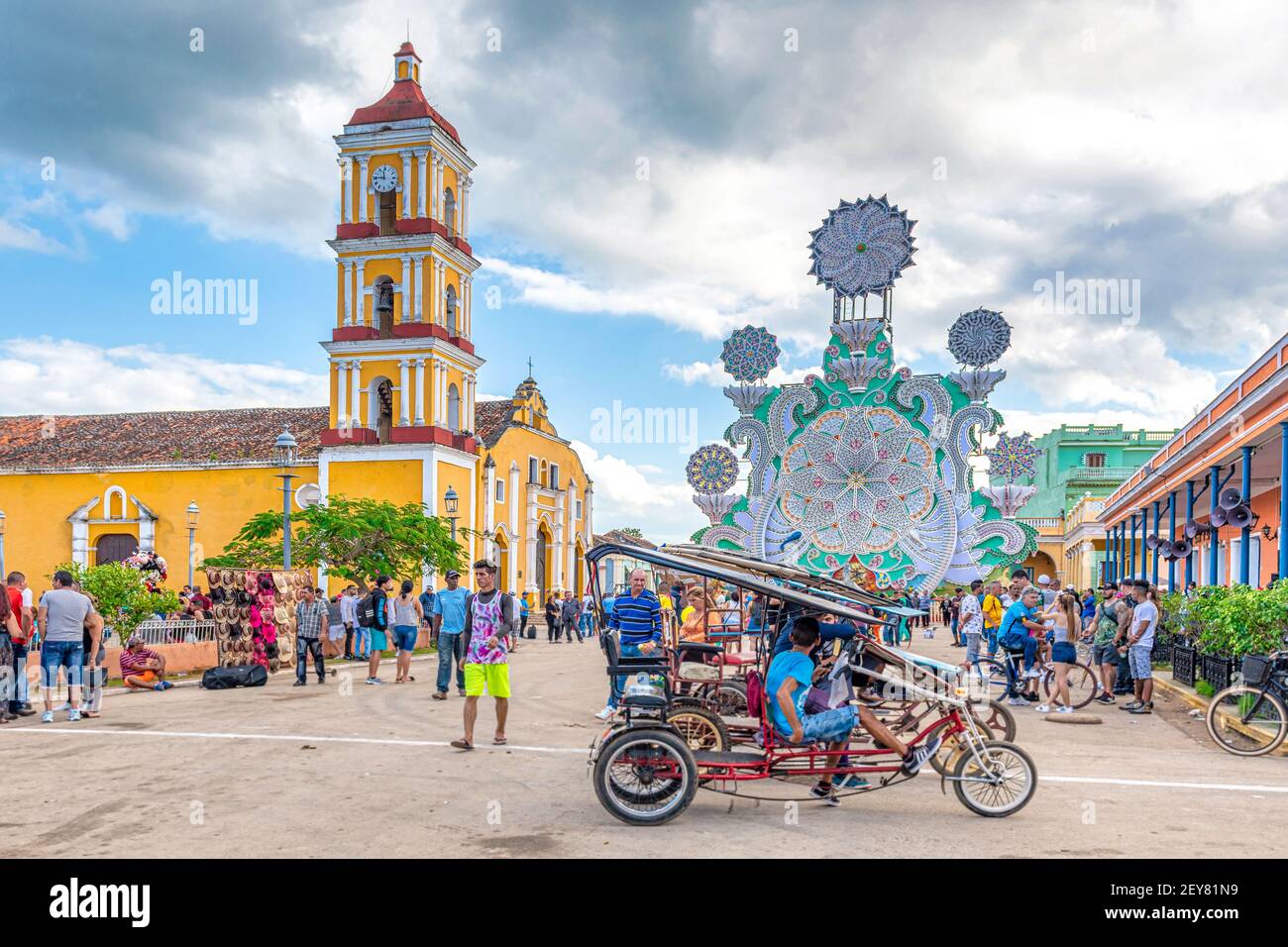 Las Parrandas de Remedios, Villa Clara, Cuba Stock Photo - Alamy
