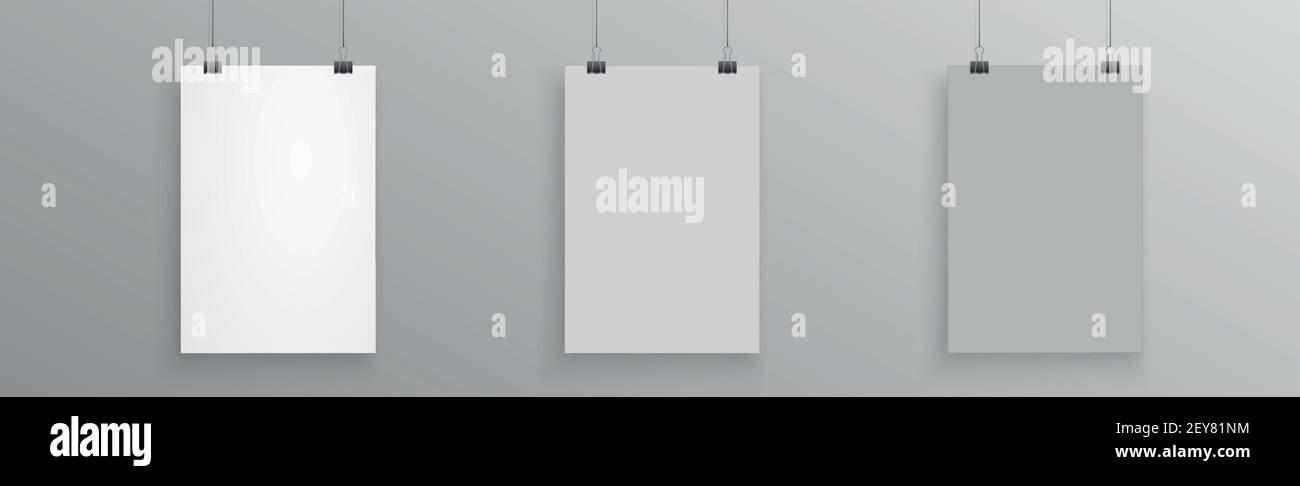 Big White Banner Background Template - illustration Stock Vector Image ...