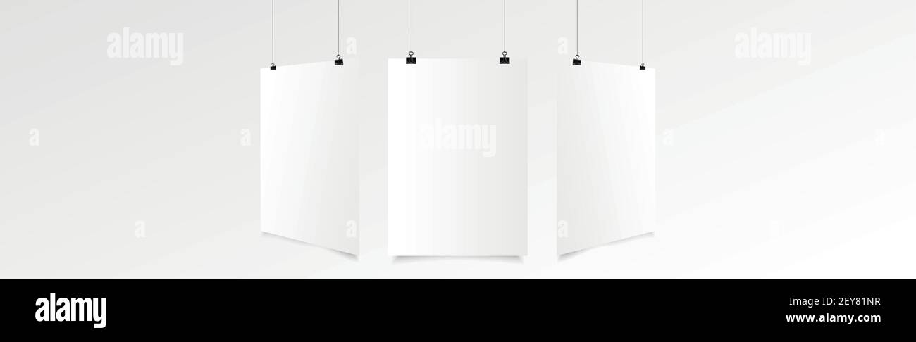 Big White Banner Background Template - illustration Stock Vector Image ...