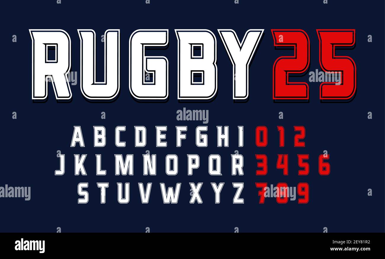 Monumental font Stock Vector Images - Alamy