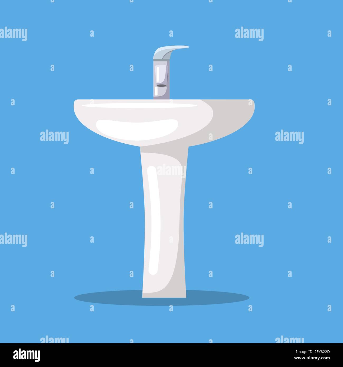 Toilet bowl sink in Stock Vector Images - Alamy
