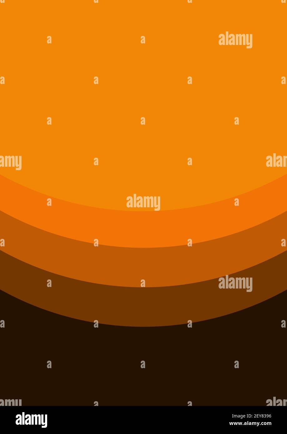 Illustration of multiple gradient orange circles with copy space Stock ...