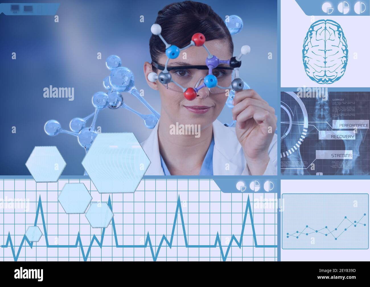 Animation data processing 3d dna hi-res stock photography and images ...