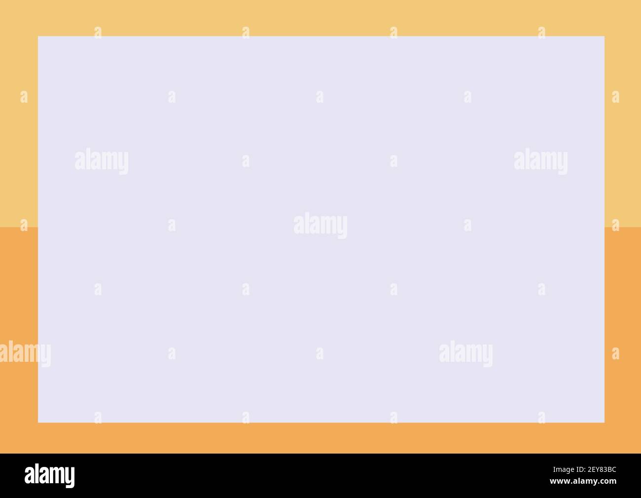 Dark and light yellow frame with copy space on grey background Stock ...