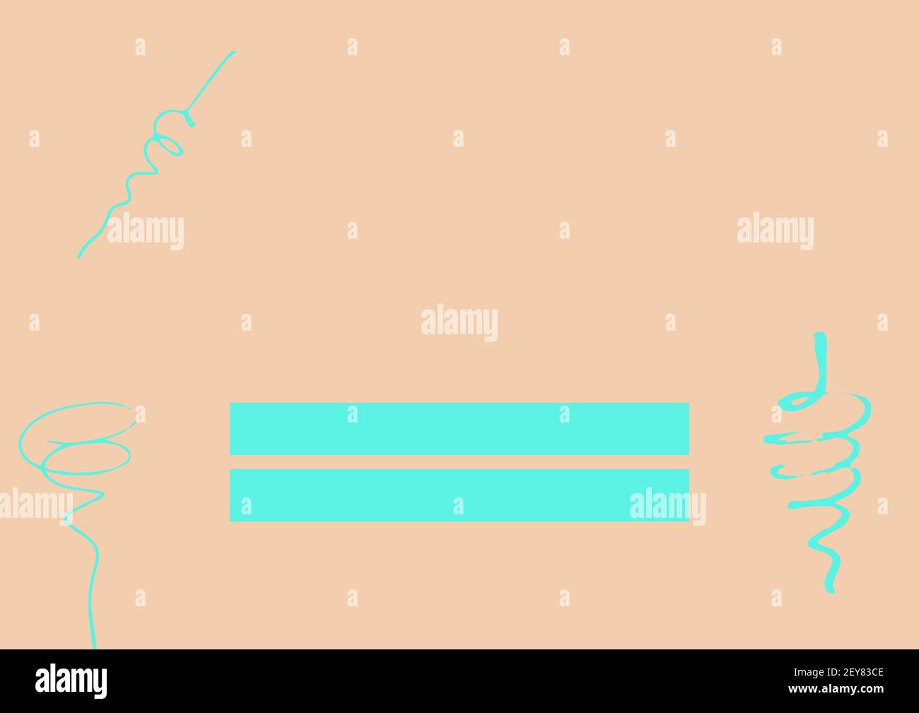 Turquoise shapes hi-res stock photography and images - Alamy