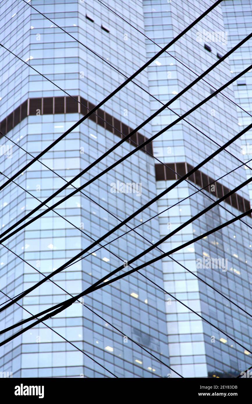 Current pipe grid reflex of window terrace of the centre thailand Stock ...