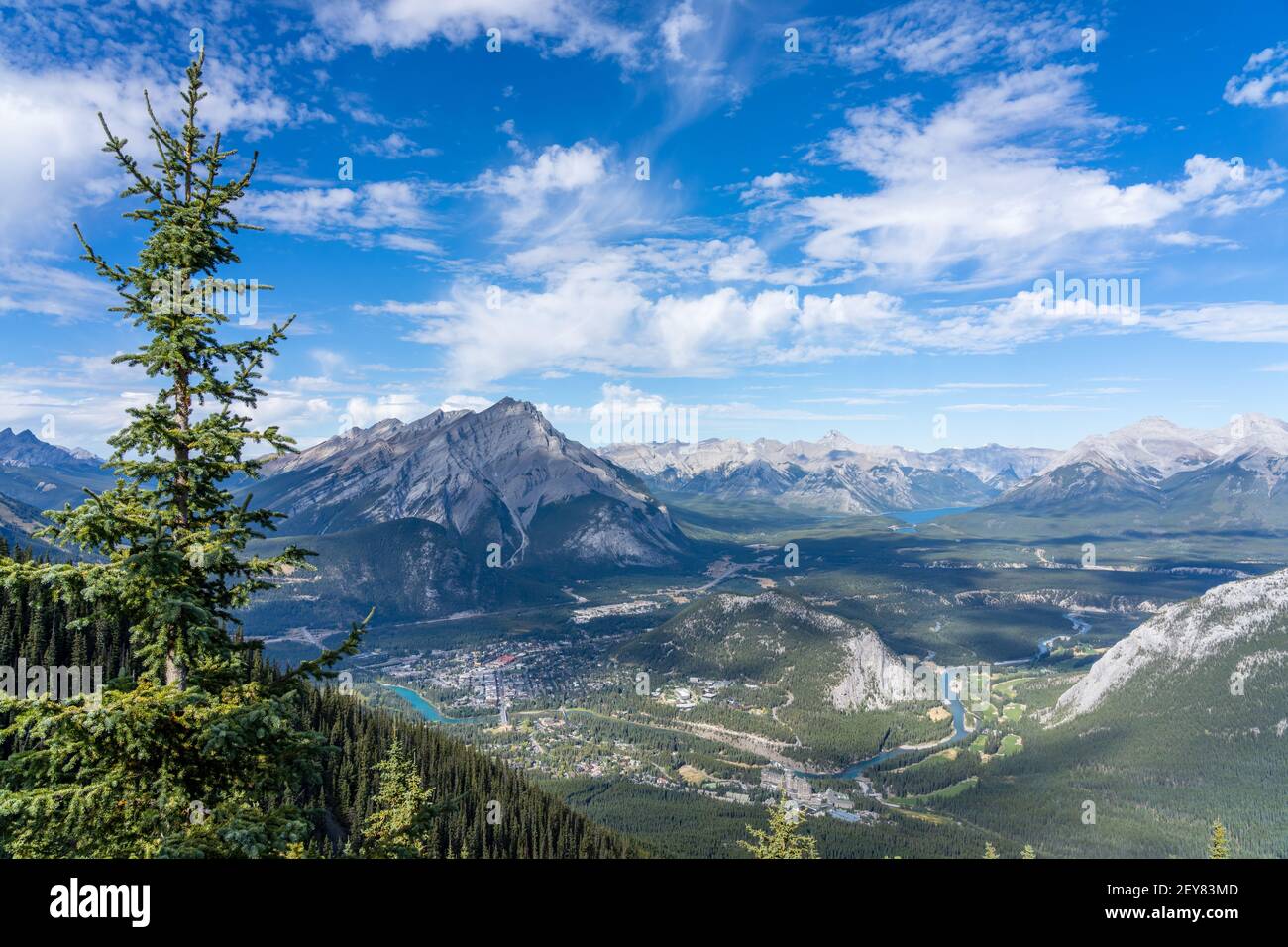 Banff town aerial hi-res stock photography and images - Alamy