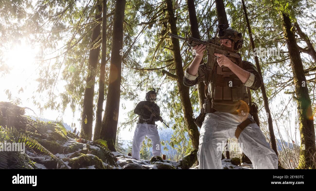 Army Man wearing Tactical Uniform Stock Photo - Alamy