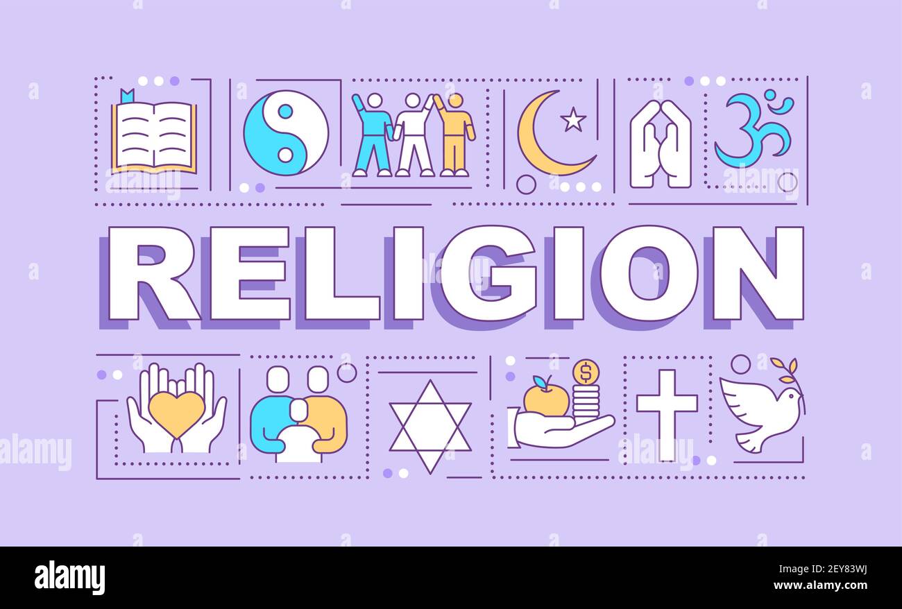 Religion word concepts banner Stock Vector Image & Art - Alamy