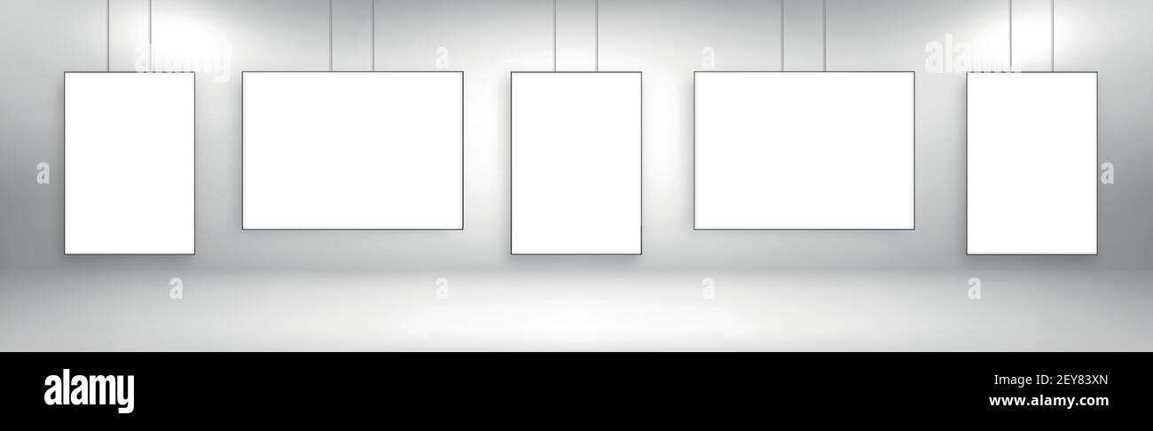 Big White Banner Background Template - illustration Stock Vector Image ...