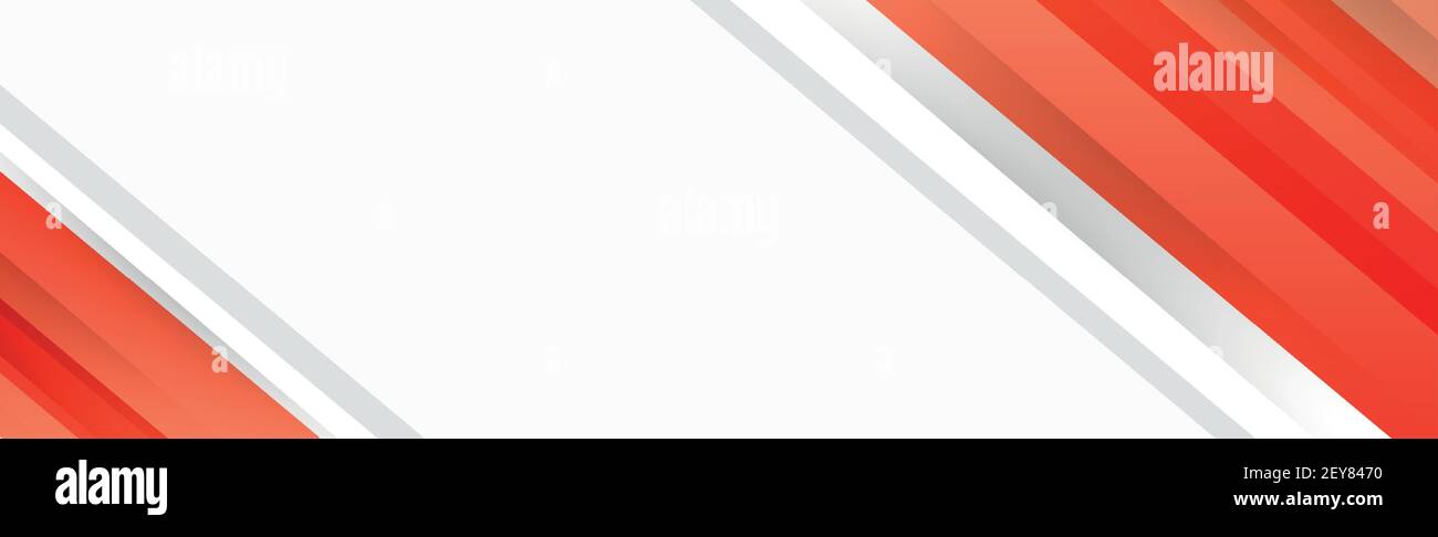 Abstract red-orange lines on white background - Vector illustration ...