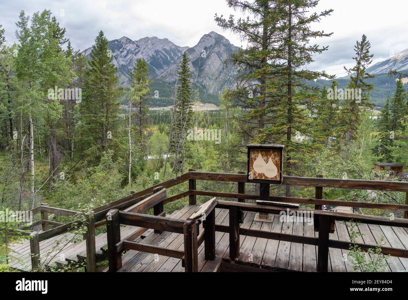 Cave and Basin National Historic Site in summer. Banff National Park ...