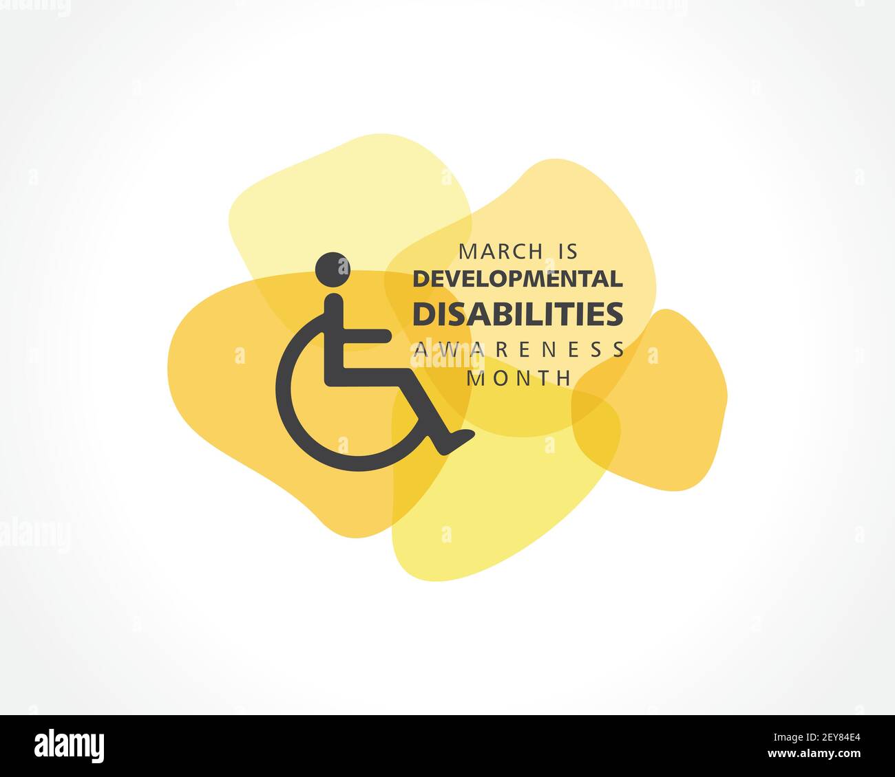 Vector illustration of Developmental Disabilities Awareness Month ...